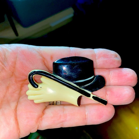 Vintage | Jewelry | Vintage Lite Top Hat Pin Branch | Poshmark